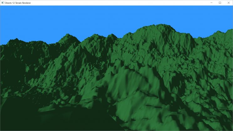 Rendering Terrain Part 6 – Adding Camera Controls and Fixing Normals – The Demon Throne